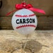 Personalized Baseball Christmas Ornament, Handmade Christmas Ornament ...