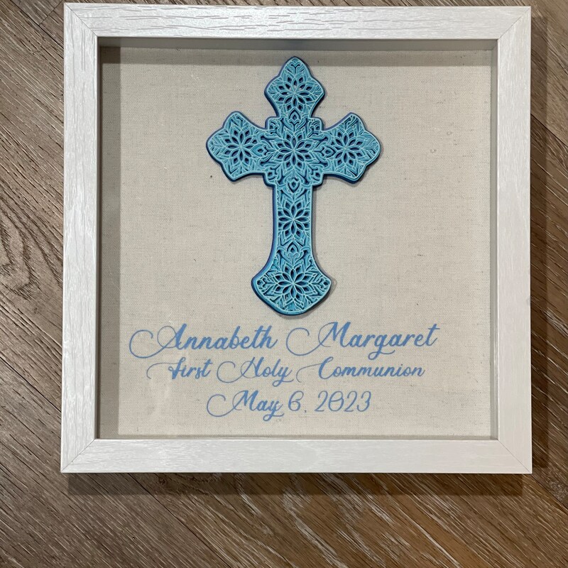 Baptism Shadow Box - Etsy