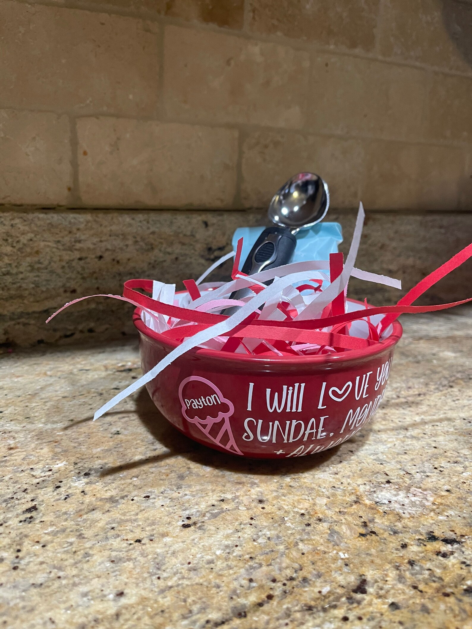 I Will Love You Sundae Monday and Always Ice Cream Bowl - Etsy