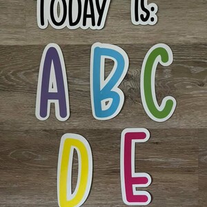 Classroom Schedule Magnets | Teacher Schedule Magnets | Classroom White ...