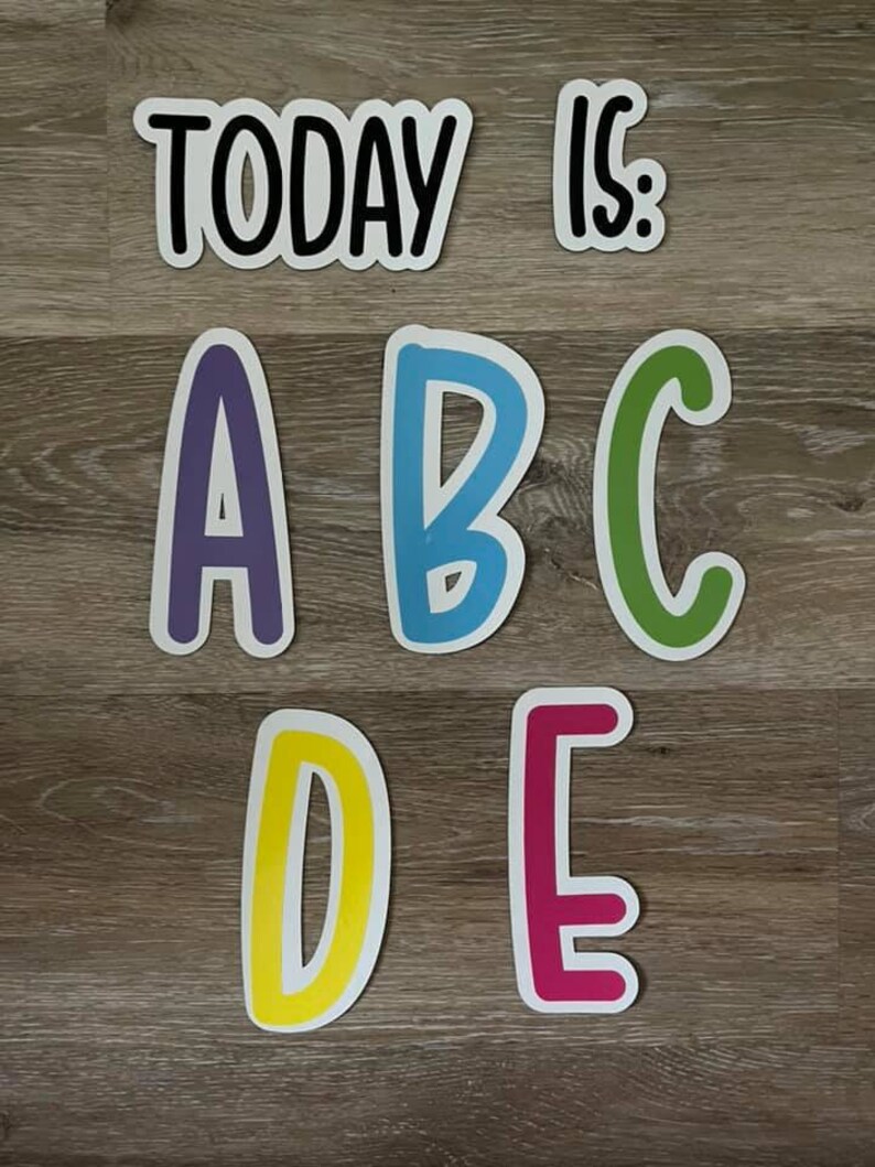 Classroom Schedule Magnets | Teacher Schedule Magnets | Classroom White ...