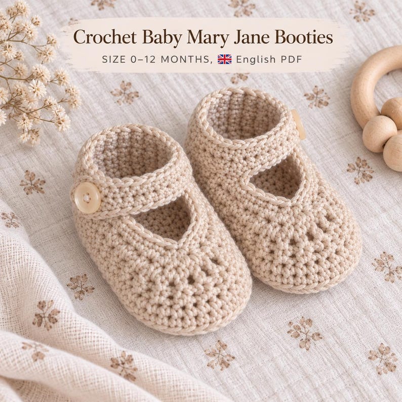 Baby Booties and Bonnet Knitting Pattern | Baby Bootees Pattern PDF ...