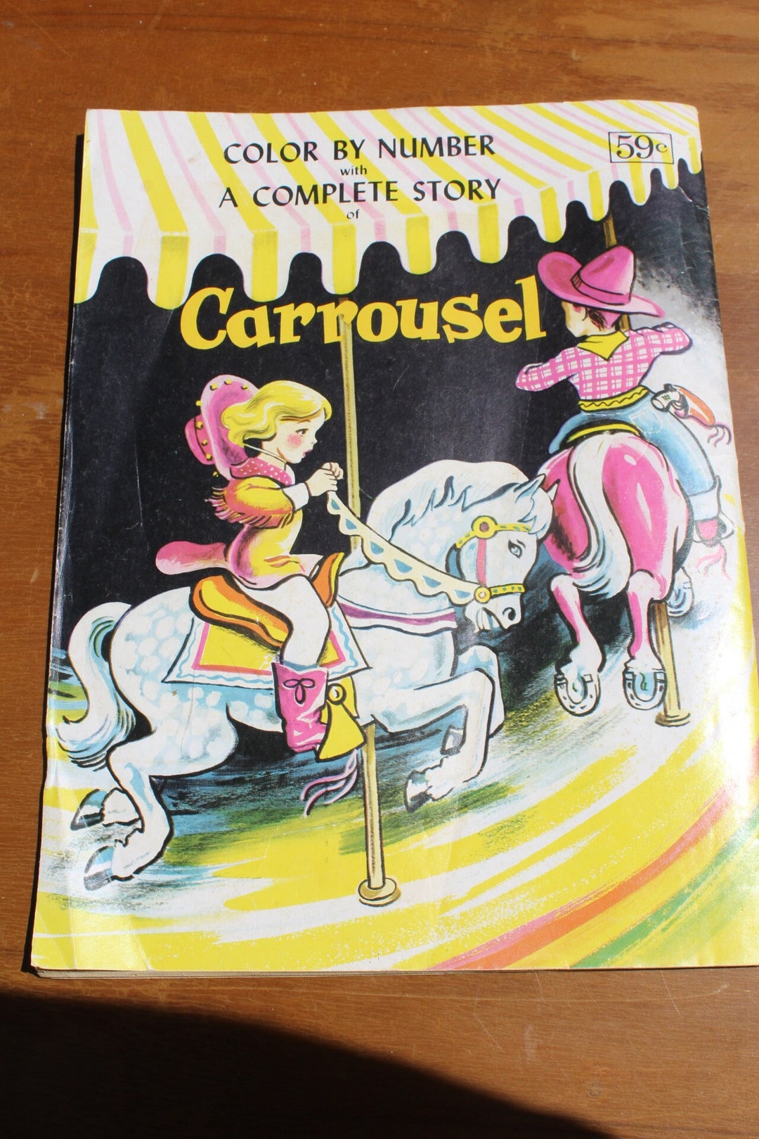 Vintage 1960s Color by Number With a Complete Story of - Etsy