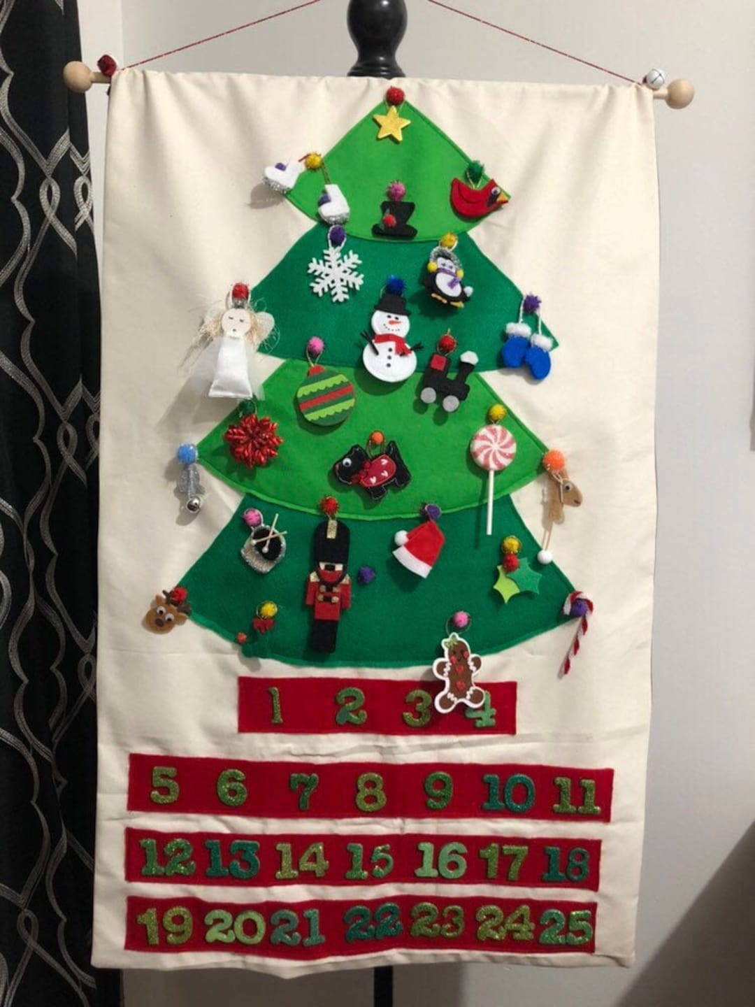 Christmas Tree Advent Calender - Etsy