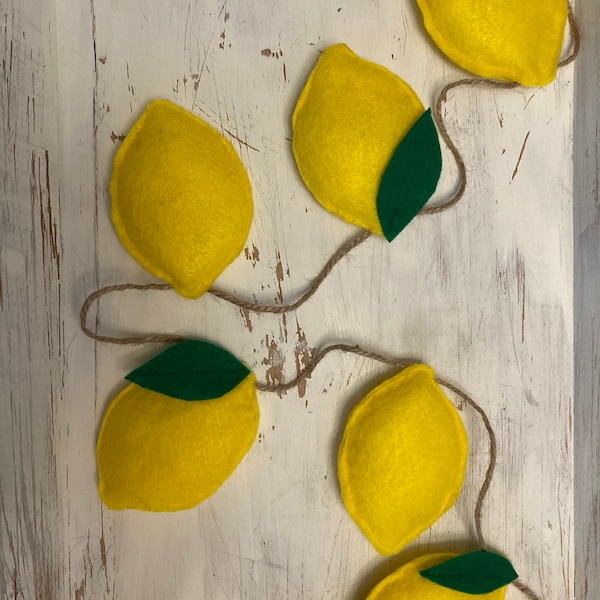 Lemon Garland - Etsy