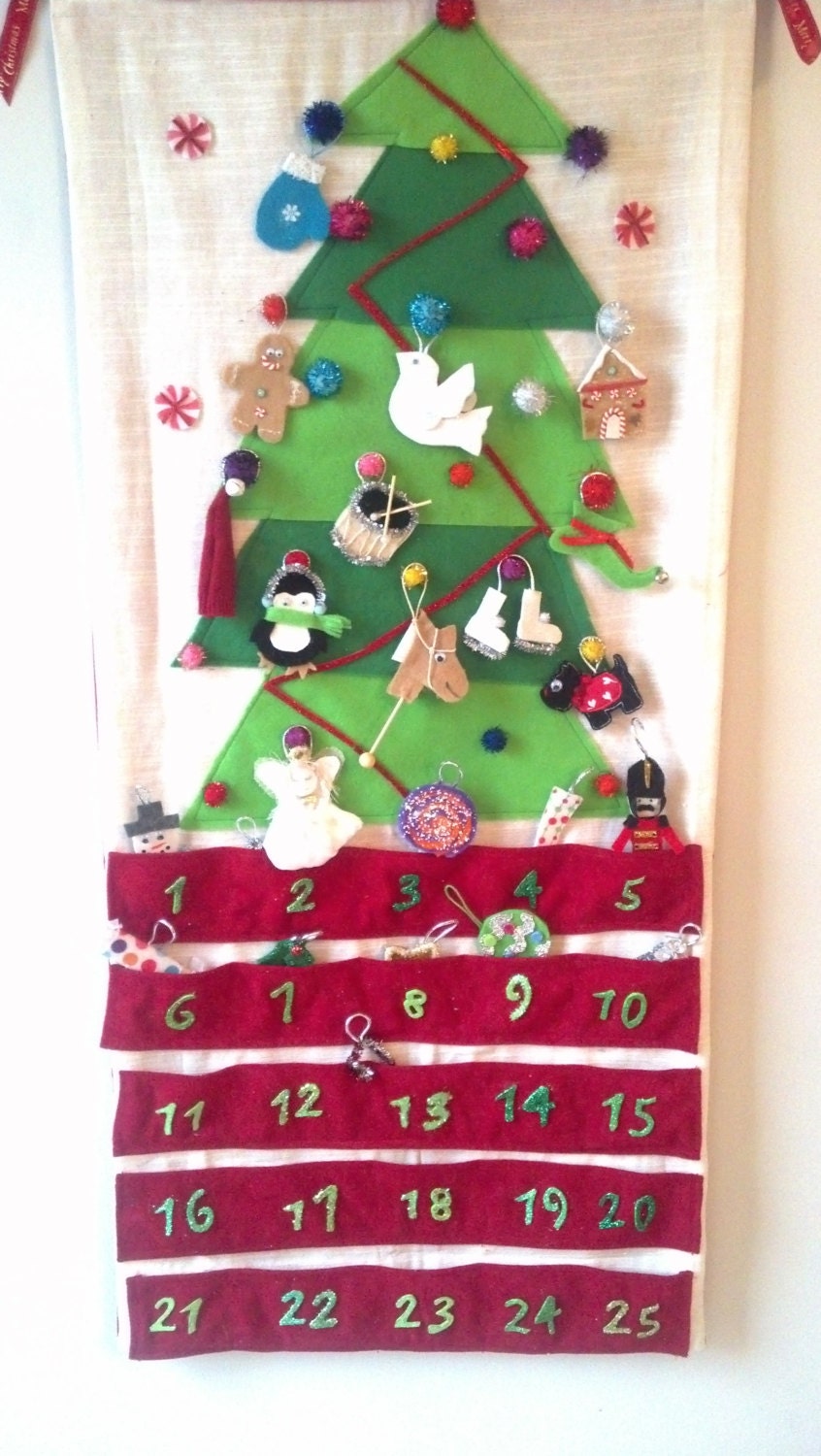 Christmas Tree Advent Calender - Etsy