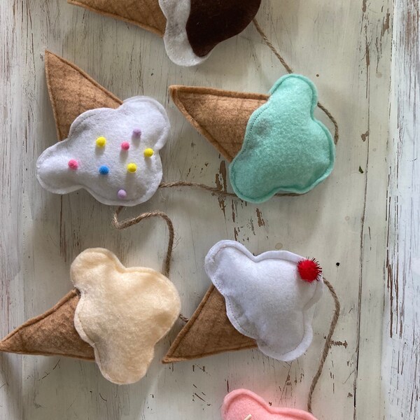 Felt Ice Cream Cones - Etsy