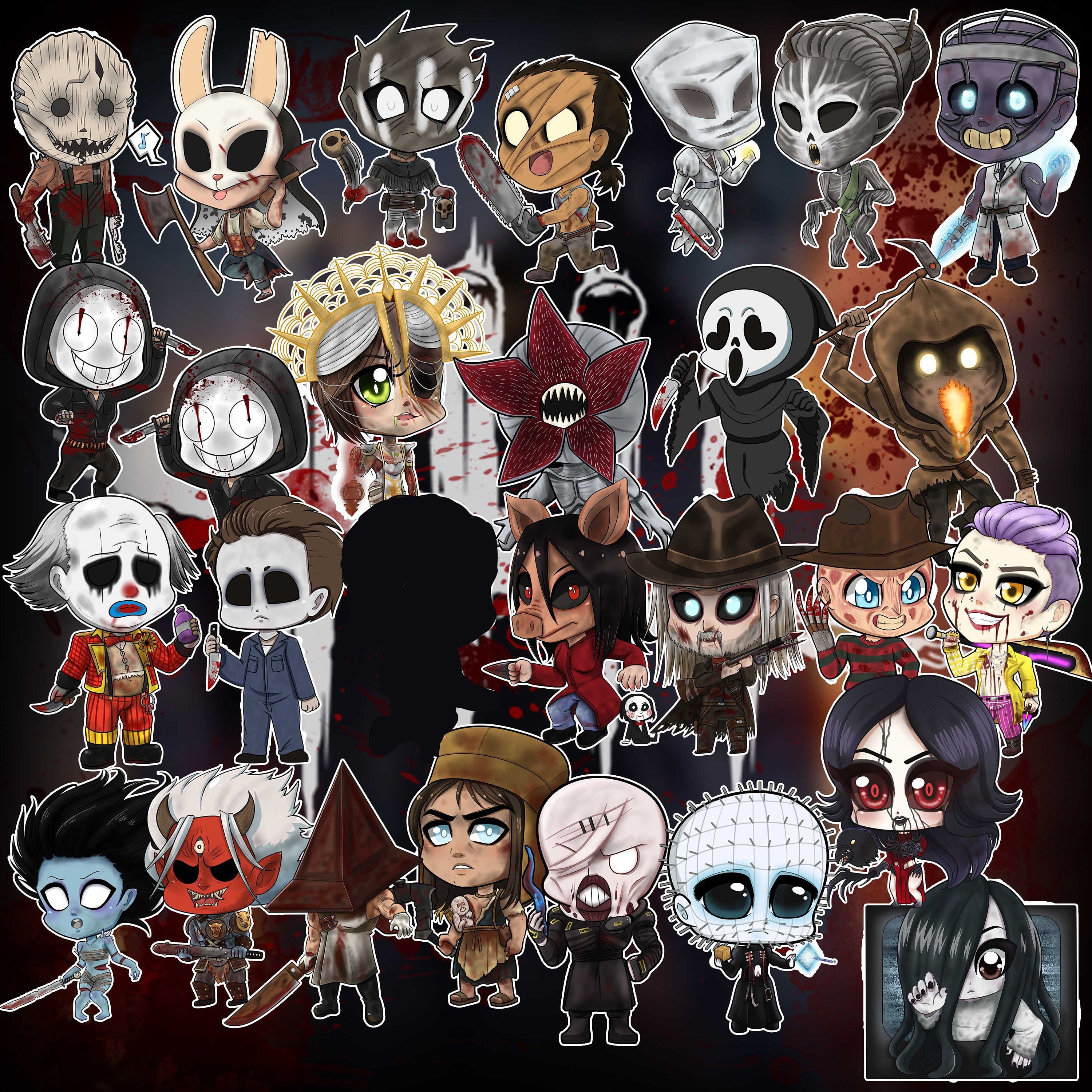 Stickers, Labels & Tags Labels Paper & Party Supplies KILLER Legion ...