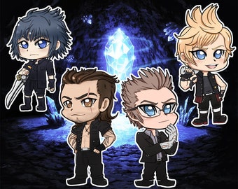 Final Fantasy Chibi Stickers - Etsy