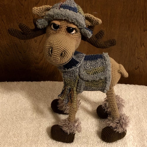 PATTERN Moses the Moose Crochet Amigurumi Pattern - Etsy Canada