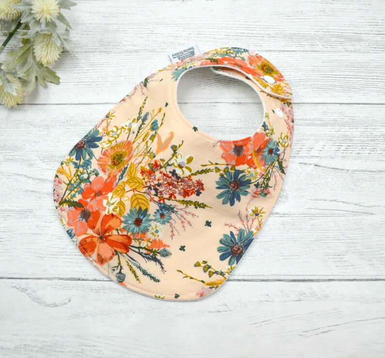 Baby Bibs, Bib, Flower Bibs, Floral Bibs, Modern Flowers, Fall Bib ...
