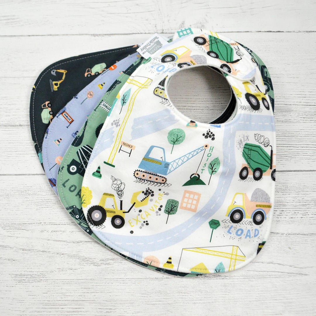 Baby Bib,feeding Bib, Drool Bib, Triple Layered Bib, Multi Snap Bib ...