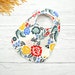 Organic Bib, Organic Baby Bib, Flowers, Organic Floral Bib, Organic ...
