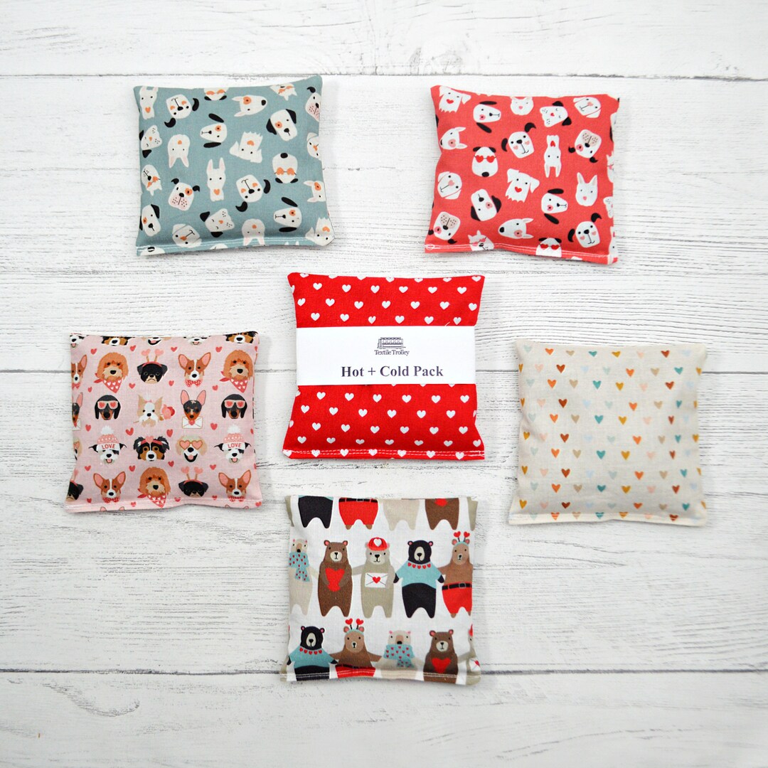 Valentines Hot Cold Packs, Booboo Pack, Flax Seed Hot Pack, Heat ...