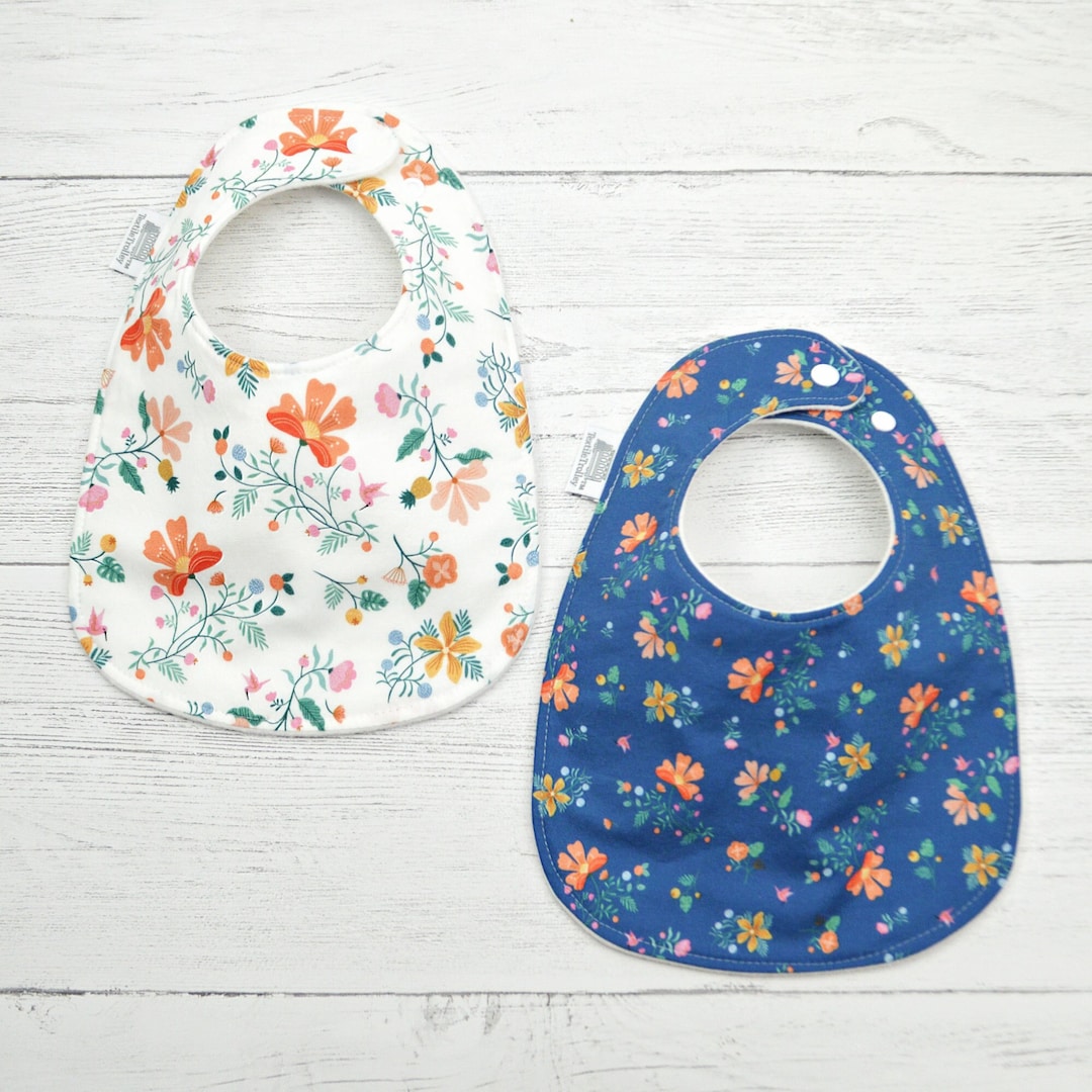 Baby Bibs, Bib, Flower Bibs, Floral Bibs, Modern Flower Bib, Newborn ...
