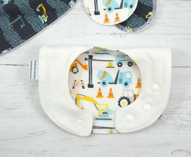 Baby Bibs Bib Construction Vehicle Bib Trucks Bib Cement | Etsy