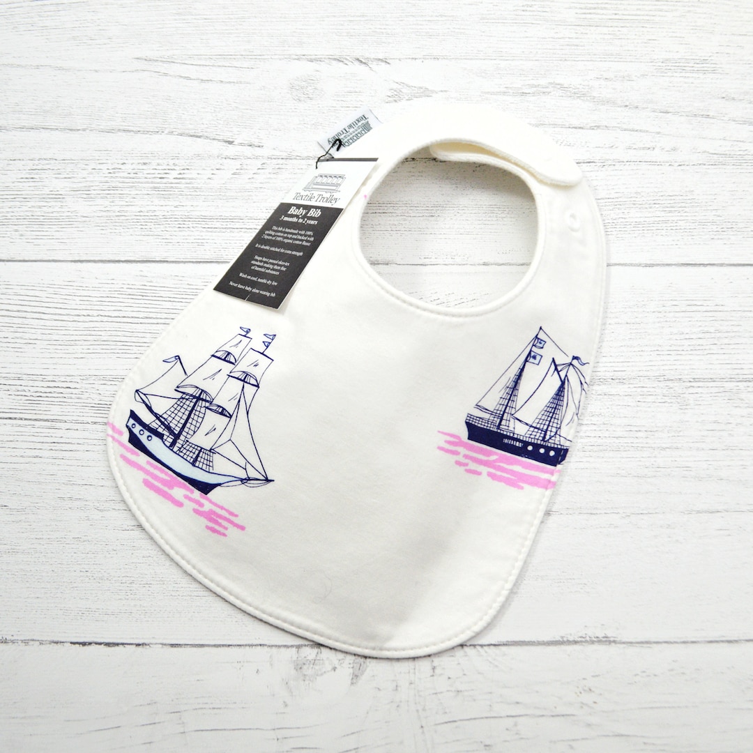 Sailboat Baby Bibs, Sailing, Out to Sea, Gifts Under 20, Nautical Baby ...