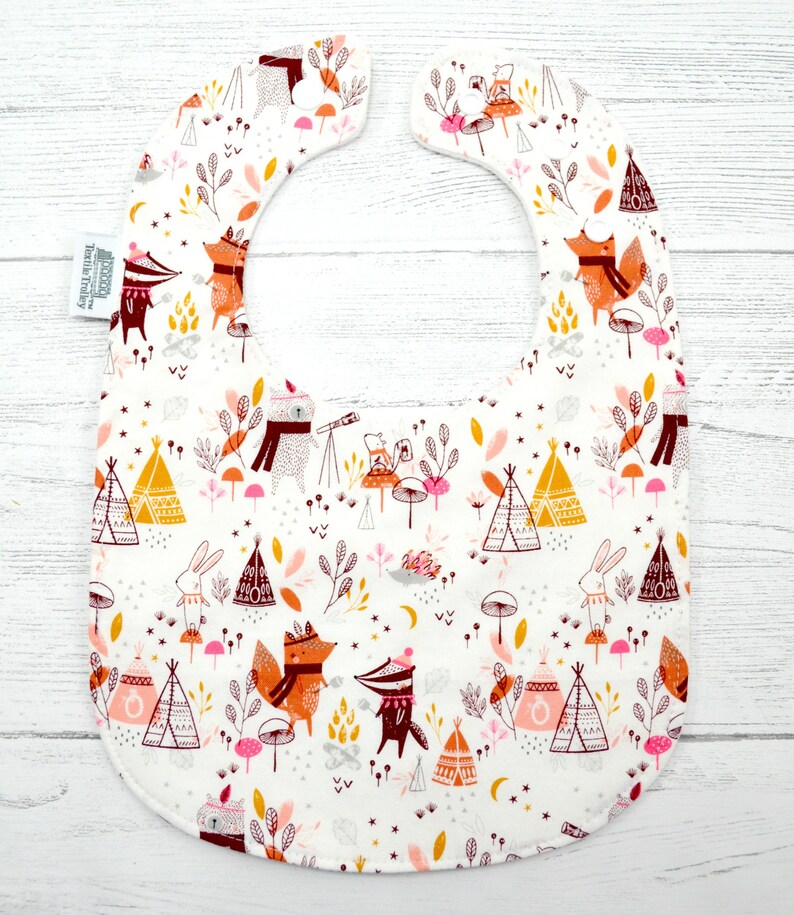 Baby Bib Woodland Animals Country Animals Woodland Bib - Etsy