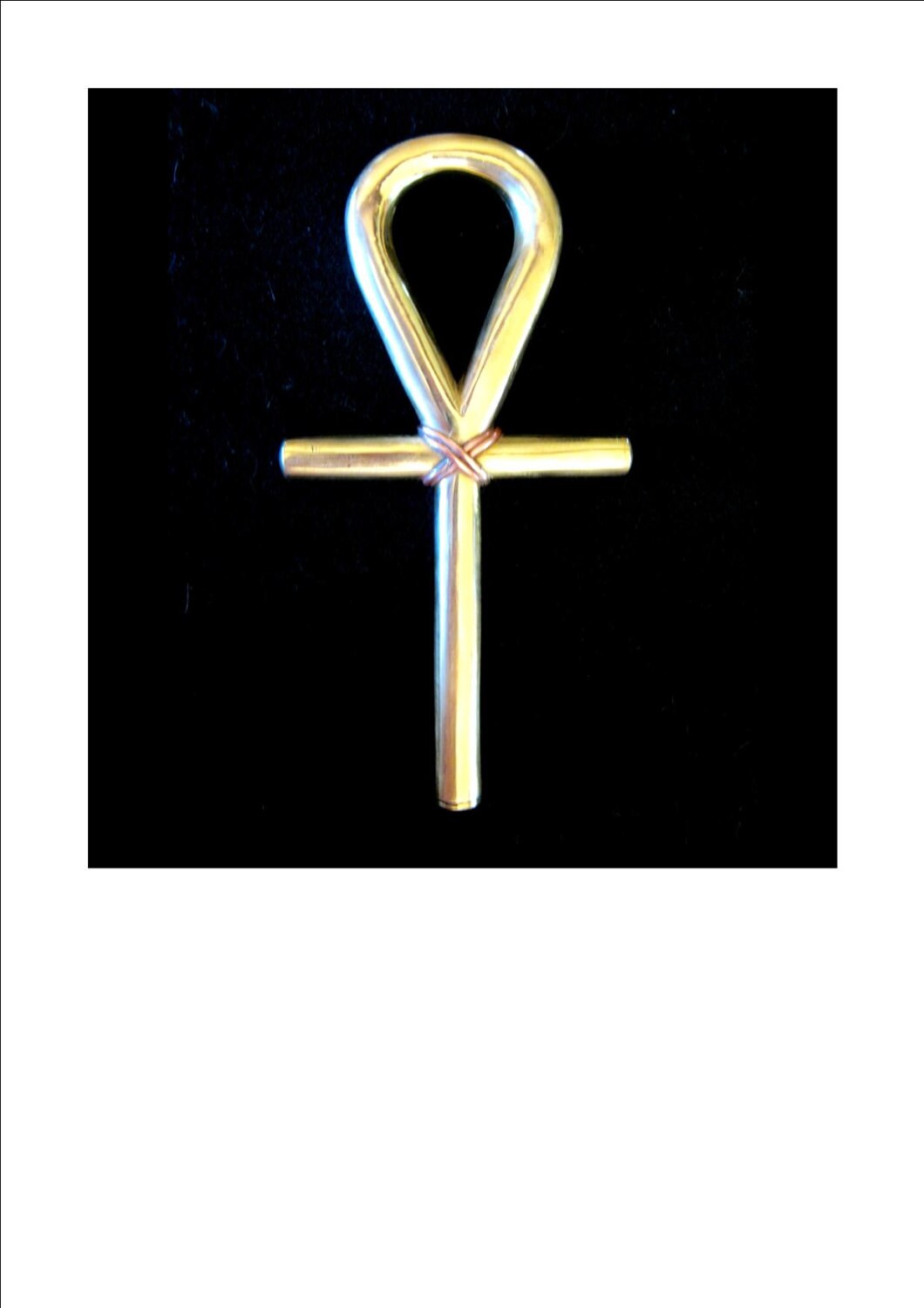 Ankh. Golden ankh. Solid brass 11 inch ankh custom | Etsy