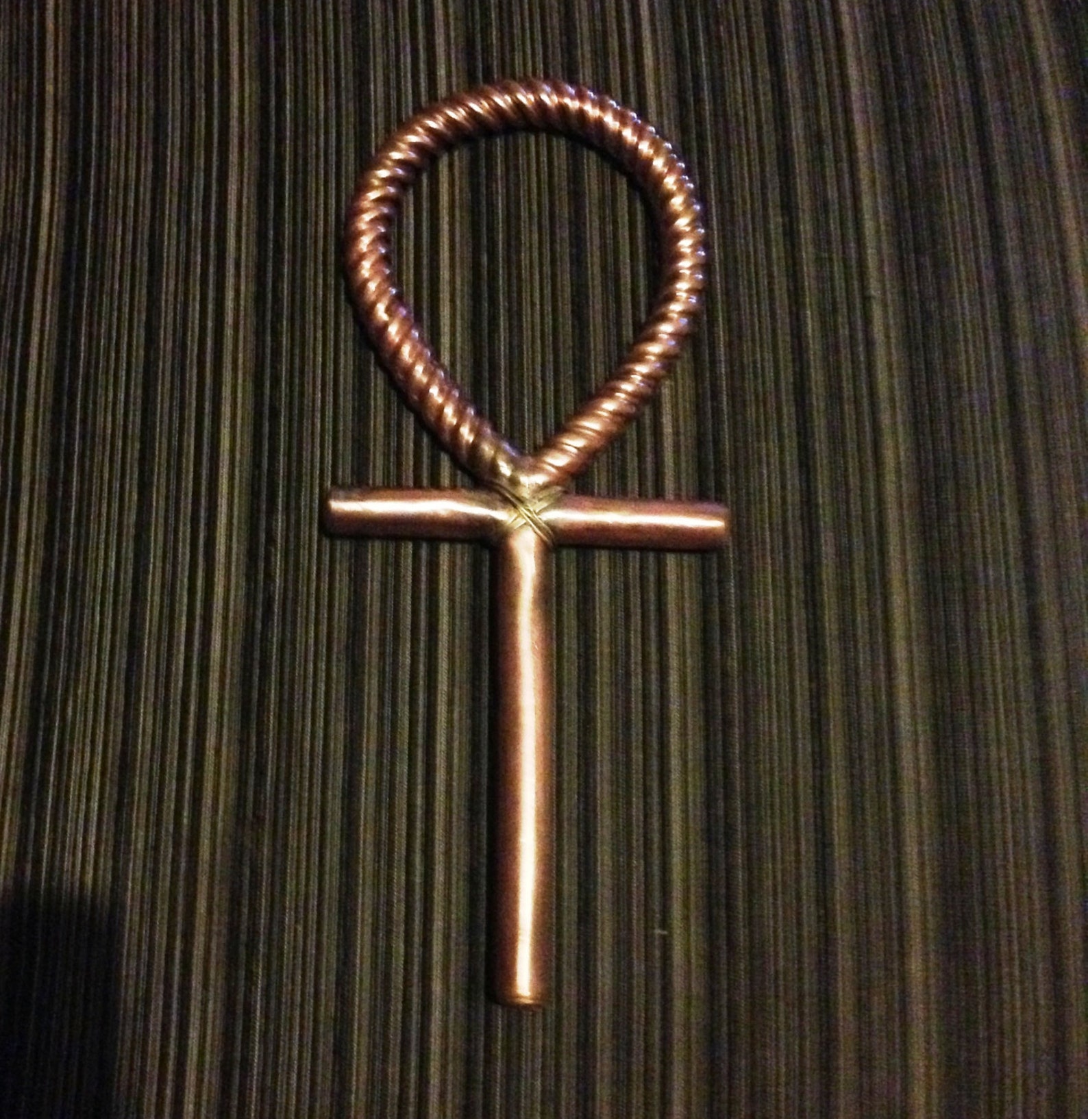 Copper Ankh . 9-13 inch Large Personal Healing copper ankh | Etsy