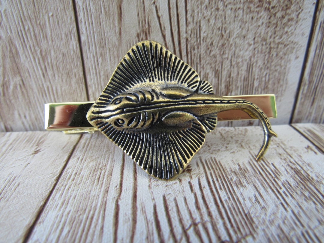 Stingray Manta Tie Bar Tie Clip Ocean Marine Life Gold Jewelry T67 - Etsy