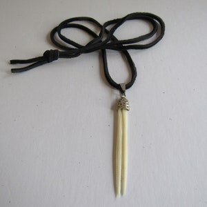 Stingray Barb Necklace Fish Bone Jewelry Animal Bone Jewelry N4581 - Etsy