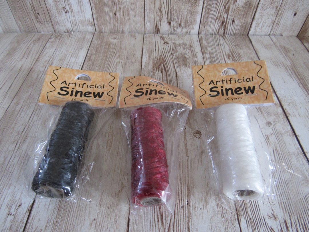 Artificial Sinew 70lb 20yds Thread Leather Beads Jewelry Crafts 3 Color ...