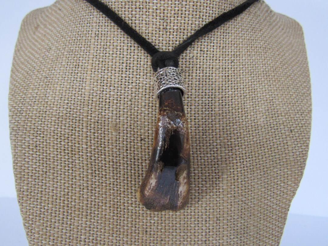 Buffalo Tooth Pendant Animal Tooth Necklace Tribal Spirit Animal ...