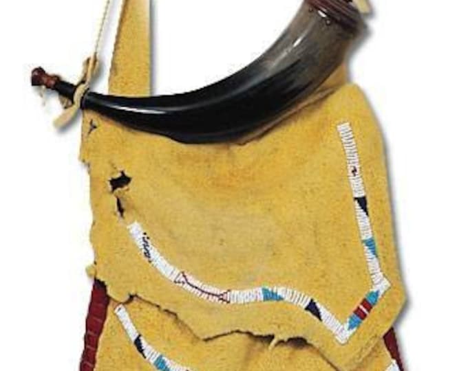 Indian Trapper Style Possibles Shooters Leather Bag Kit Reenactors ...