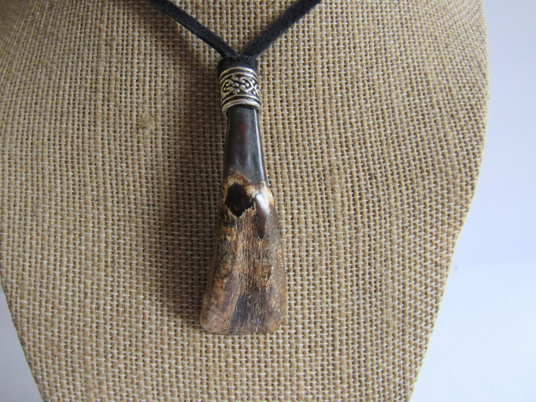 Buffalo Tooth Pendant Animal Tooth Necklace Tribal Spirit Animal ...