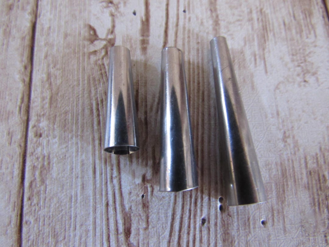 Tin Cones Metal Cones 50 Tribal Craft Leather Supplies - Etsy