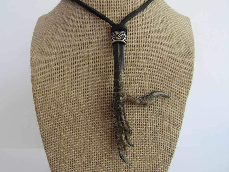 Real Crow Foot/talon Claw Necklace Bird Feet Animal Bone - Etsy