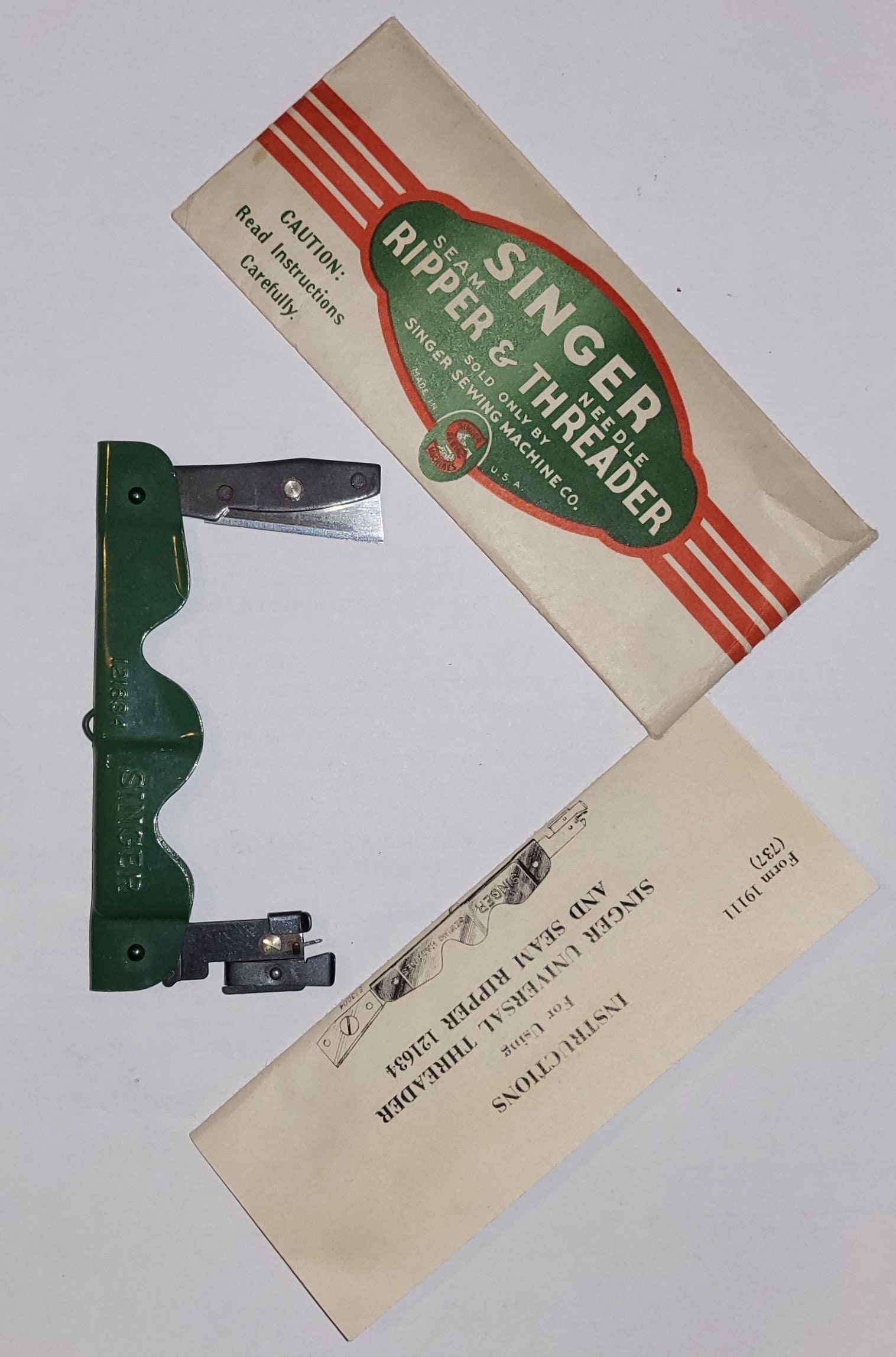 Singer Seam Ripper 121634 With Original Package, & Instructions - Etsy