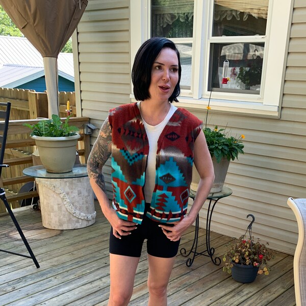 Aztec Vest - Etsy