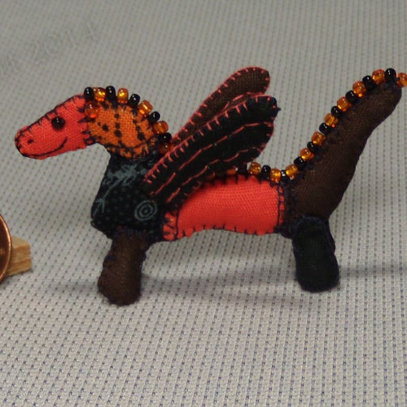 Patchwork Dragon - Etsy