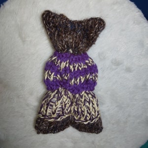 Loom Knit Amigurumi Plushie - Handmade Cat Plushie - Cute Unique Decor ...