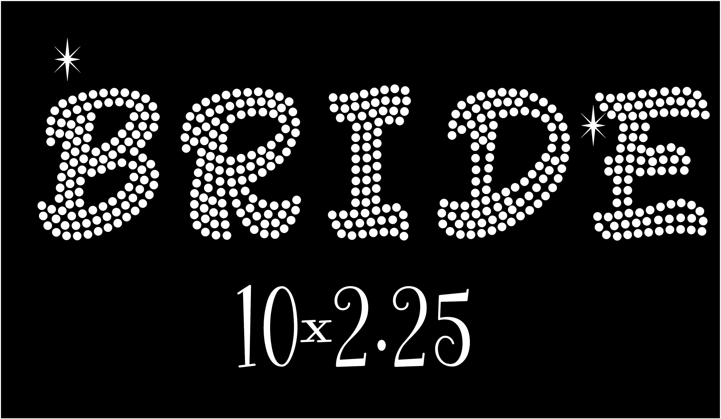 Thick Rhinestone Alphabetcustom Rhinestone Words Rhinestone | Etsy