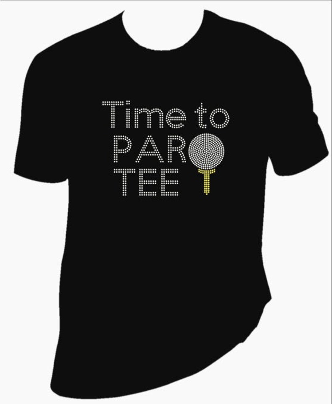 Golf Bling Tee, Golf Bling, Golf Tank. DIY Golf Iron On, Golf Shirt ...