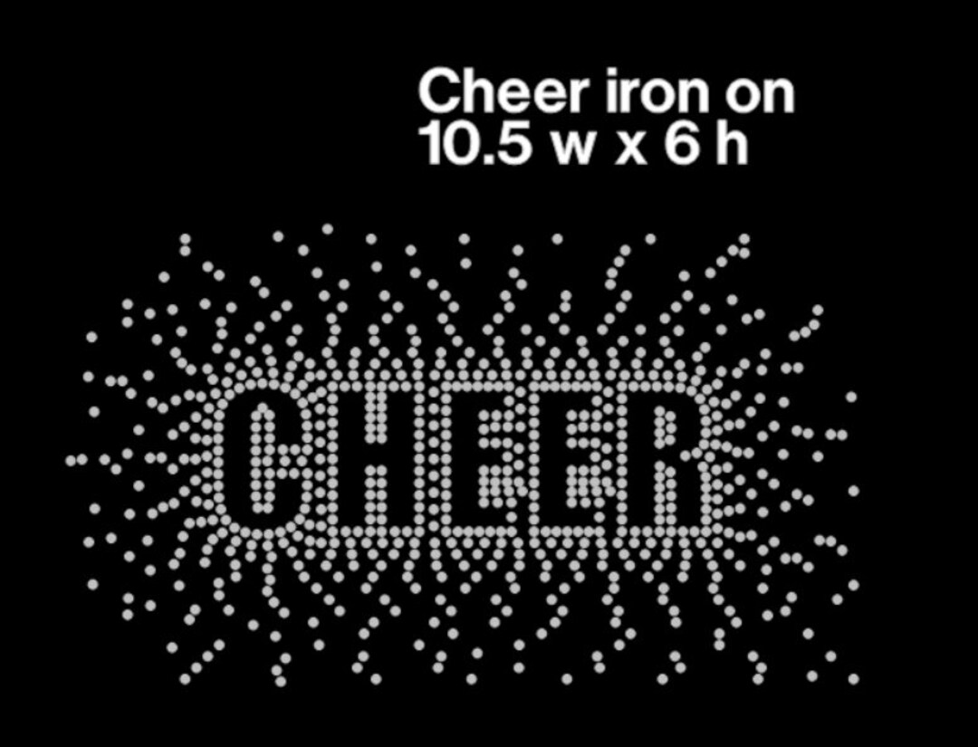 Scattered Rhinestone Iron on Template. Starburst Blast Scatter, Iron on ...