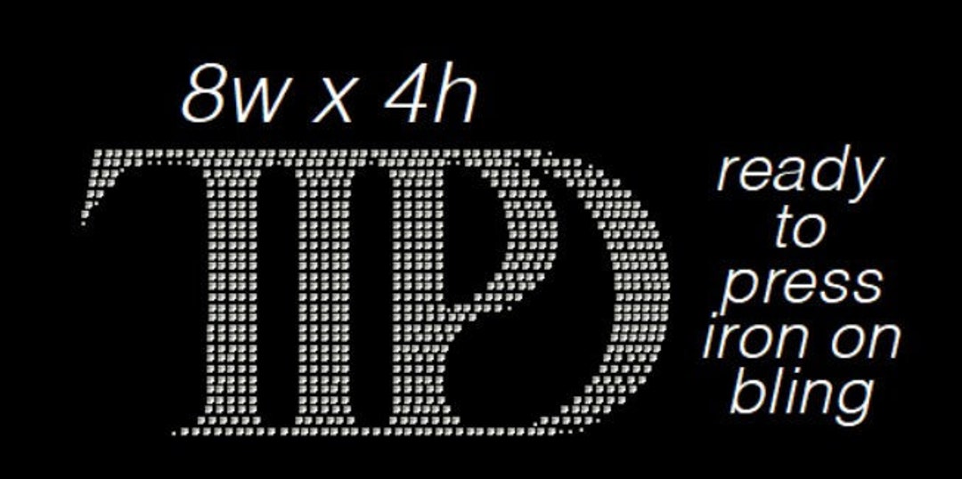 Ttpd-custom Iron On, Iron on Words, Hot Fix Iron on Rhinestones ...
