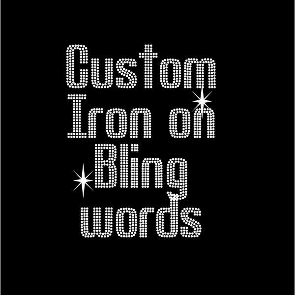 Bling Words - Etsy