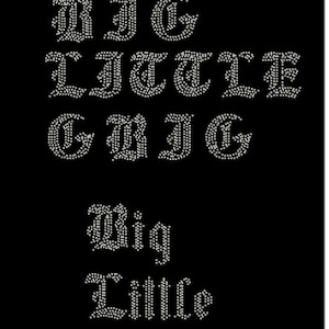 Old English Bling Font, Personalized Rhinestone Letters, Rhinestone ...