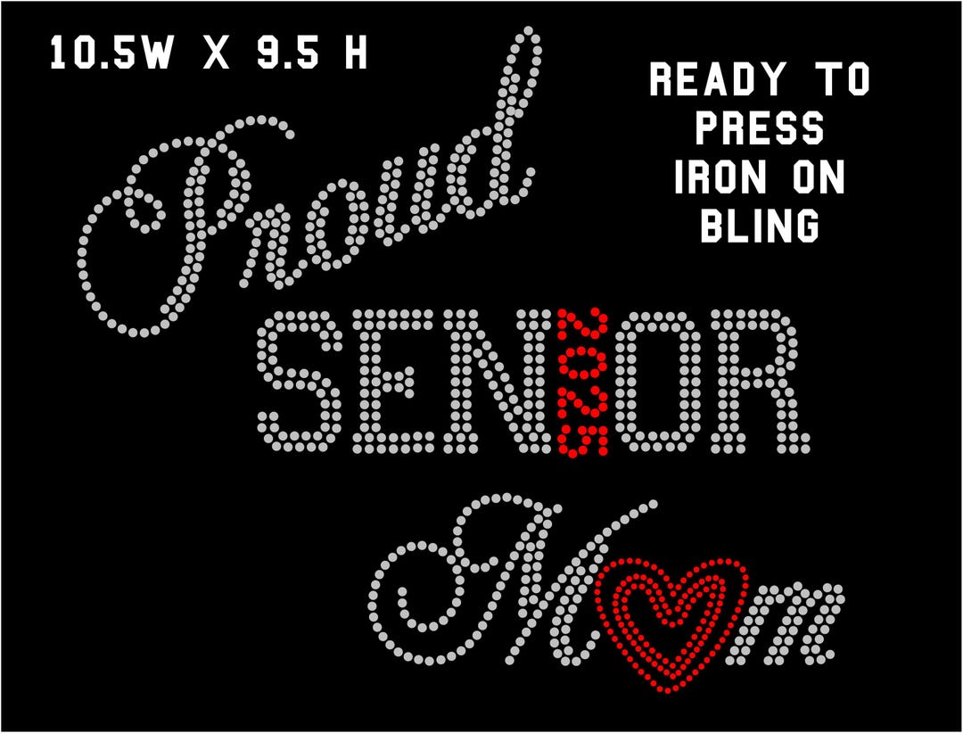 Graduation Bling, Proud Senior Mom, Senior 2025, Senior Bling, Mom ...
