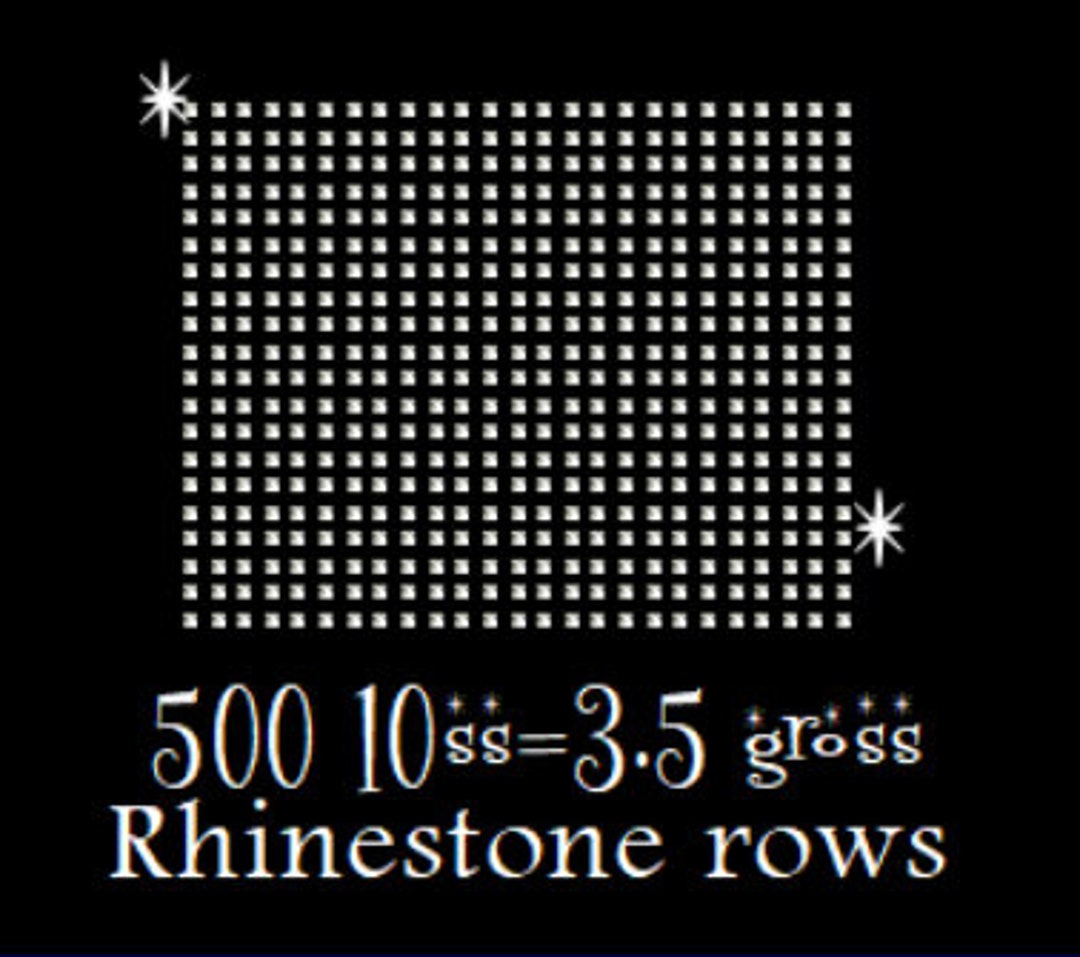 Rhinestone Sheets, Hot Fix Rhinestone Transfer, Iron on Rhinestones ...