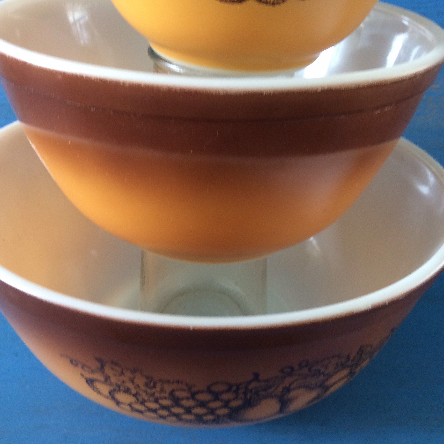 Pyrex Setpyrex Old Orchard Bowl Set Vintage Pyrex Bowl Set | Etsy