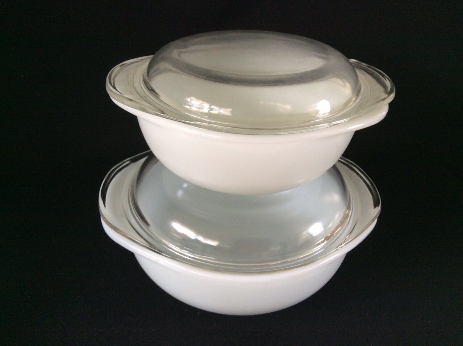 Pyrex White Casserole Set Perfect Gift For The Holidays | Etsy