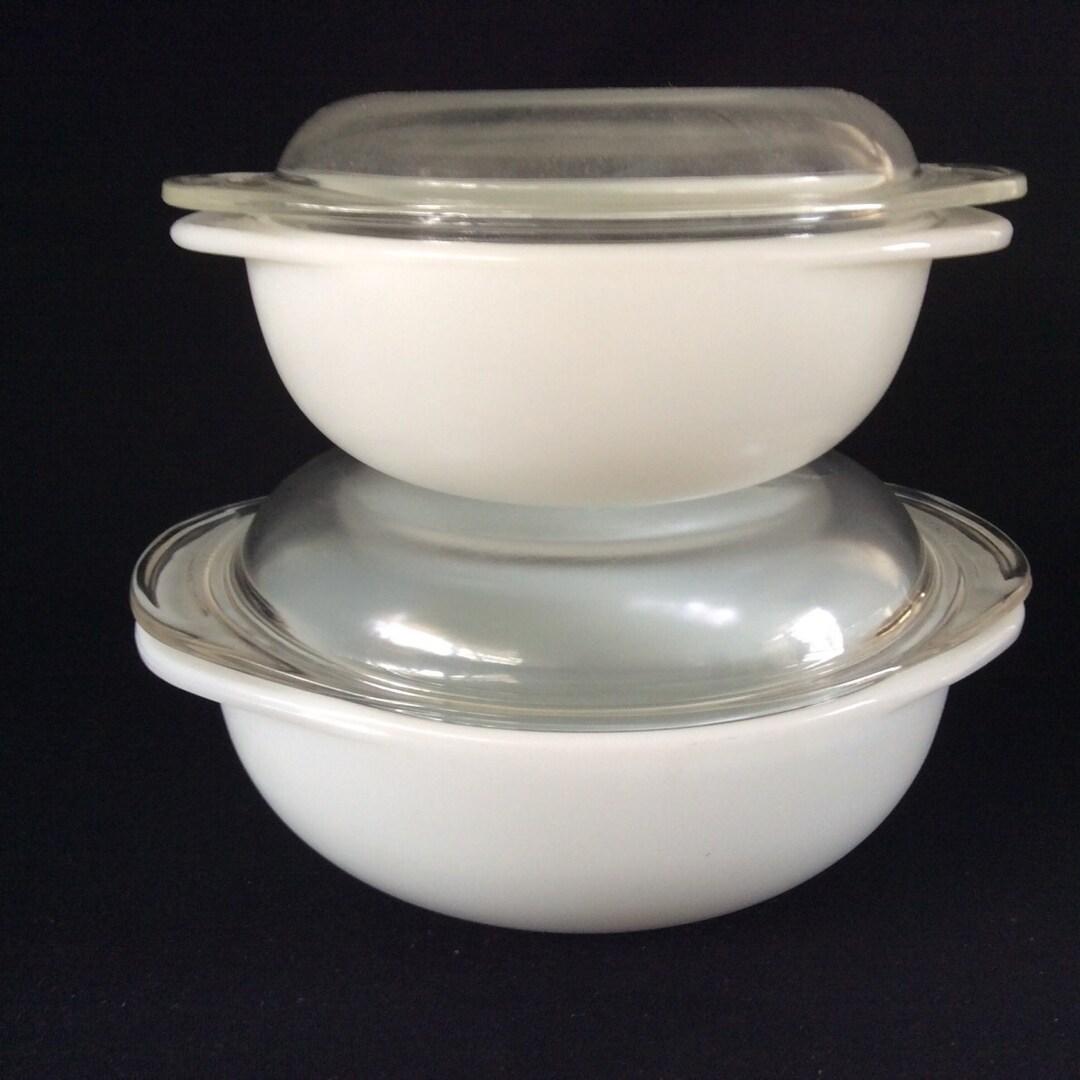 Pyrex White Casserole Set Perfect Gift for the Holidays - Etsy