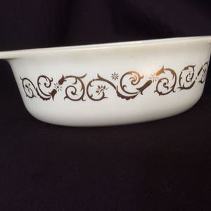 Pyrex Vintage Casserole Empire Scroll From 1960s Retro Mid Century - Etsy