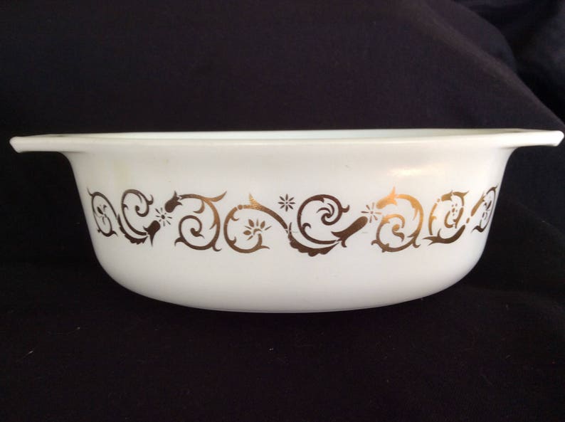 Pyrex Vintage Casserole Empire Scroll From 1960s Retro Mid | Etsy