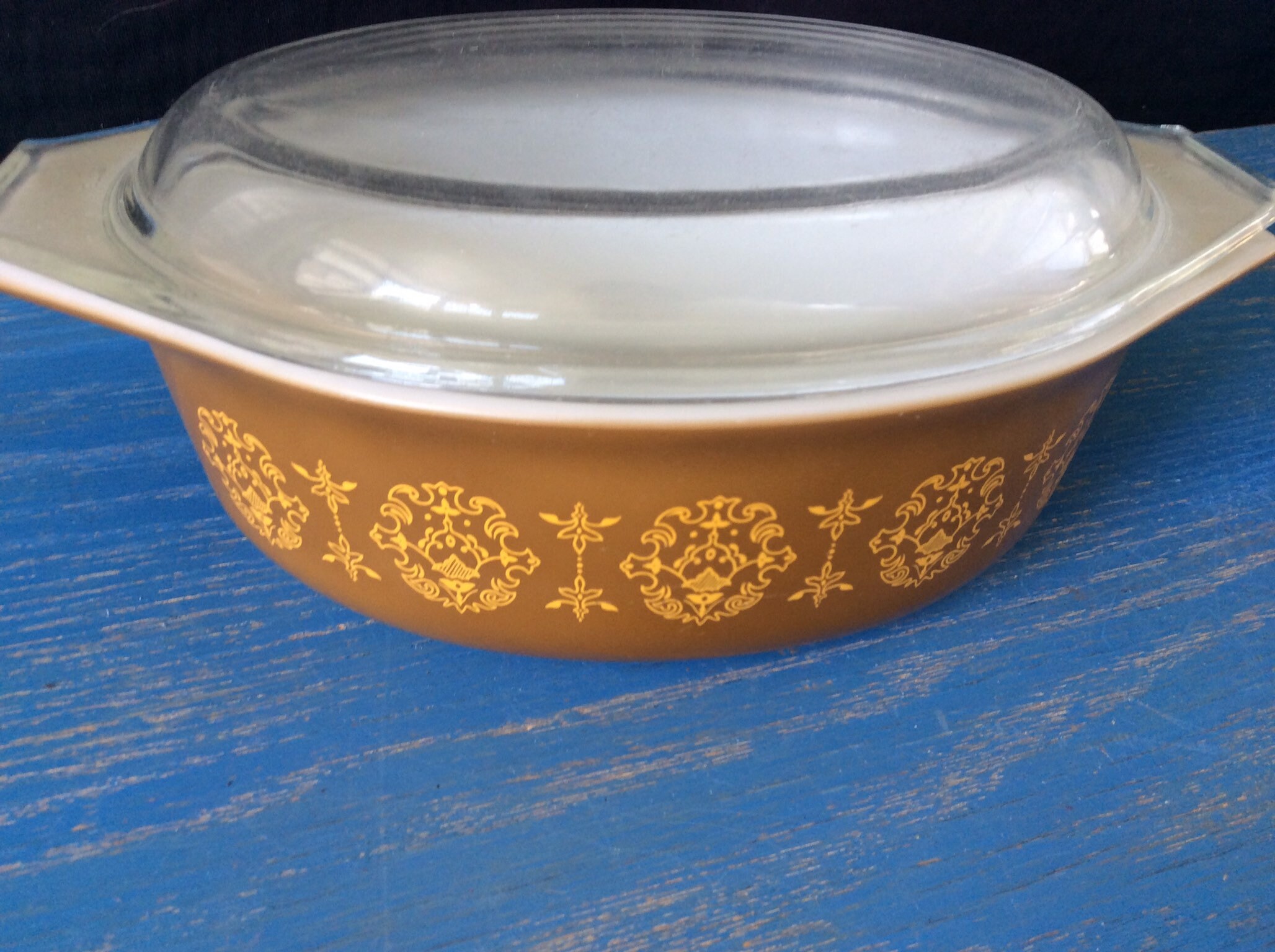 Pyrex .vintage Pyrex 043 Casserole brown Pyrex midcentury | Etsy